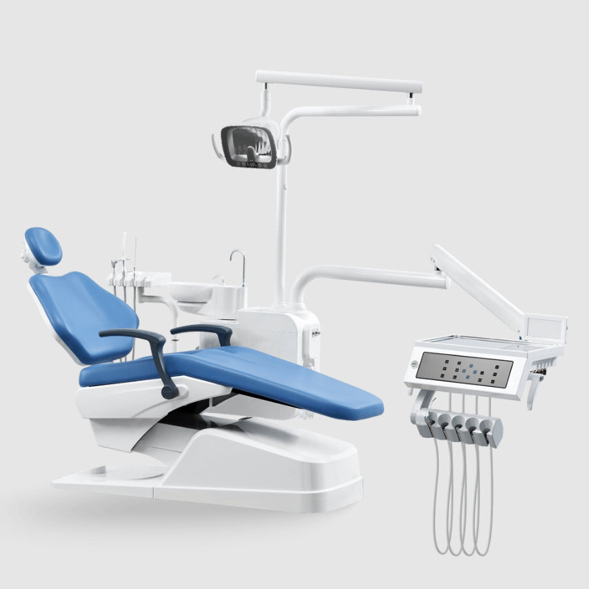 Multi-Functional Electric Dental Chair with LED reflective oral lamp f ...